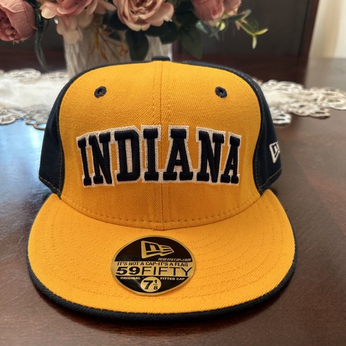 Vintage Indiana Pacers NBA New Era 59FIFTY Made in USA Hat Fitted Cap ...