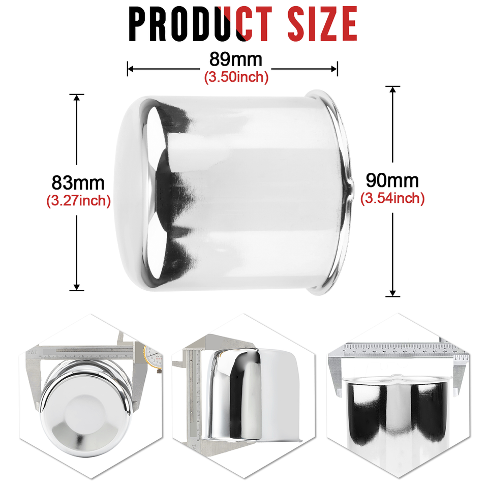 83mm(3.27in) Push Through Center Cap for 3.27" Truck Rim Center Bore ...