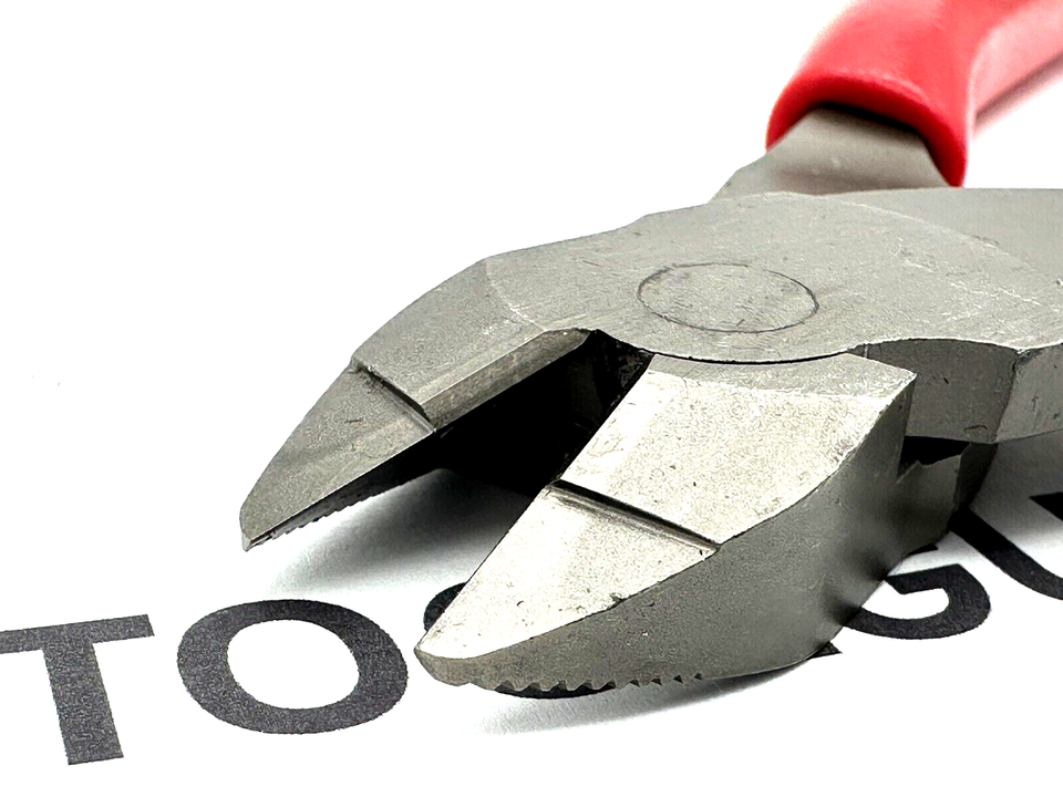 SNAP ON TOOLS USA RED Soft Grip 8" ComboCut Flush Cutter Pliers CC87BCF ...