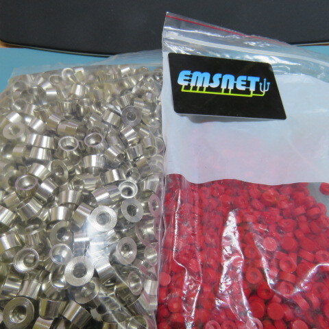 APEM A1355P2 Qty of 100 per Lot PANEL DRESS NUTS AND CAPS FOR ...