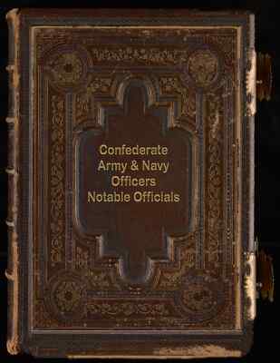 Confederate COPY BOOK 8-1/2X11" Civil War Generals Officials 200 Plus ...
