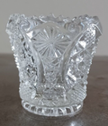 1960's Imperial Clear Cut Glass Bellaire Toothpick Holder Mini Vase 2.5 ...