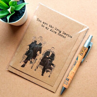 Funny Taskmaster Birthday card - greg davies and alex horne | eBay