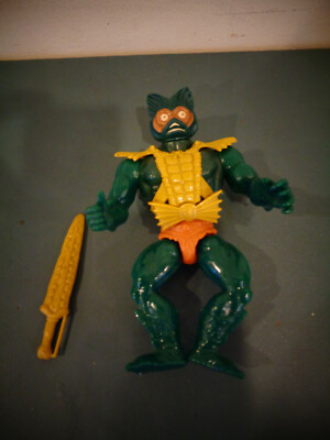 1981 MOTU MASTERS OF THE UNIVERSE HE-MAN MERMAN COMPLETE SOFT HEAD ...