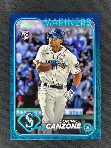 Dominic Canzone RC - 2024 Topps Series 1 Seattle Mariners Team Color ...