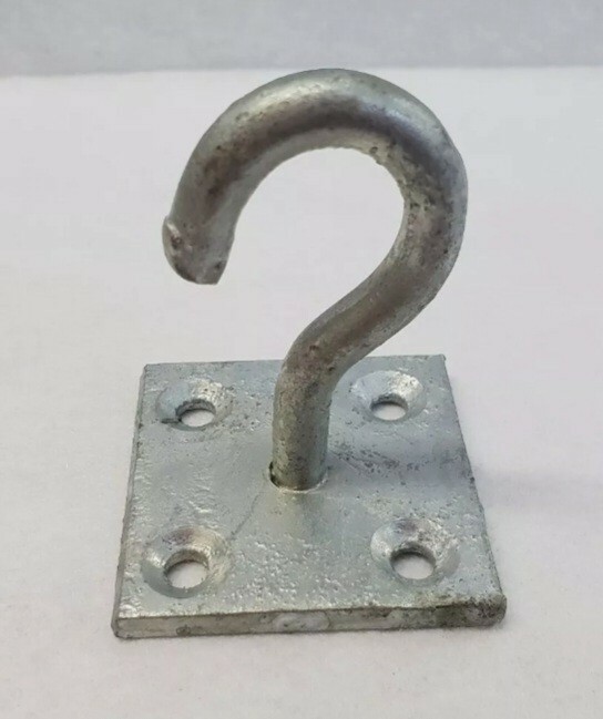 Heavy Duty Galvanised Complete washing line kit PULLEY CLEAT HOOK & EYE ...