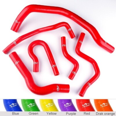 Red Silicone Radiator Hose Kit for Honda Civic B Series Type R DC2 EK4 ...