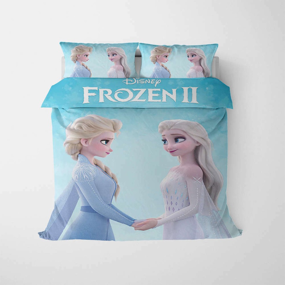 Princess Isaanna Hold Hands 3D Quilt Duvet Doona Cover Set Pillow case ...