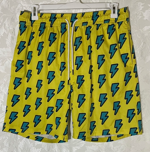Sovereign Code Swim Trunks Shorts Lightening Bolt Bold Print XL | eBay