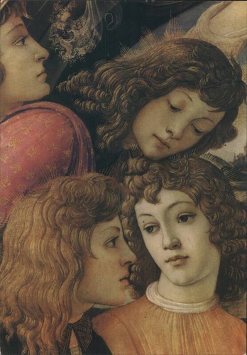 Art Virgin Magnificat Angels Detail,Botticelli,Uffizi Sandro Botticelli ...