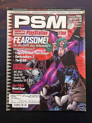 PSM Playstation Magazine 14 October 1998 Lid Sticker Legacy Of Kain ...