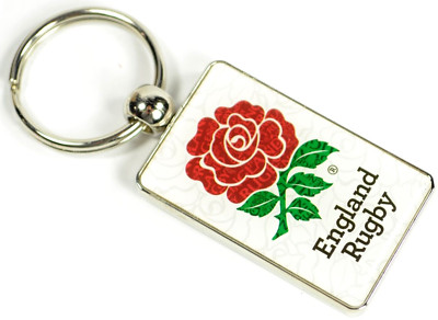 England Rugby Keyring RFU Rose Deluxe Official Merchandise Rugby Union ...