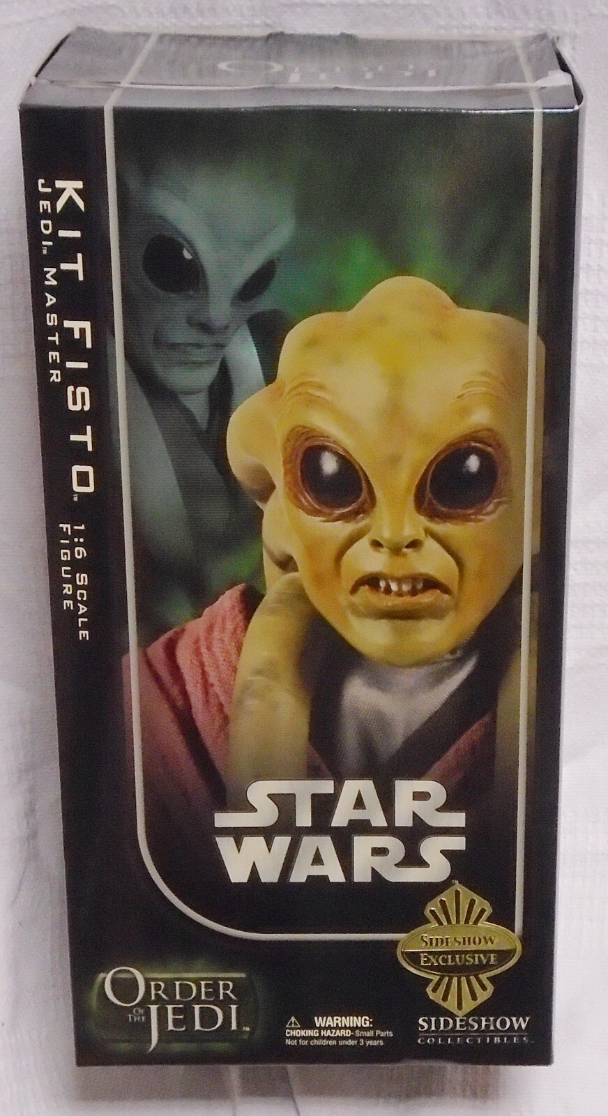 Sideshow STAR WARS KIT FISTO 1/6 SCALE 12" Order of the Jedi Revenge of ...