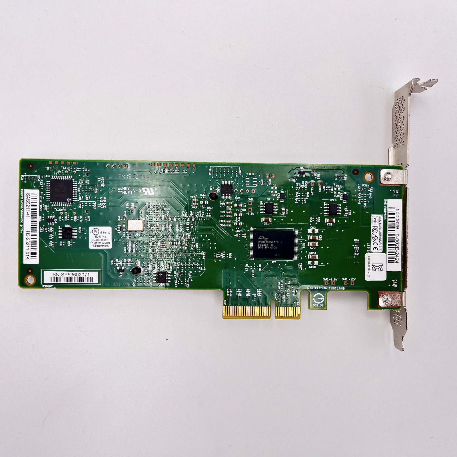 LSI SAS HBA 9211-4i IT Mode 6Gbps 4 Port PCI-e 2.0 x4 FreeNAS unRAID ...