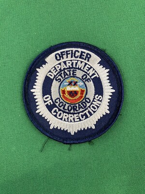Officer Corrections Colorado CO Police Department Patch | eBay