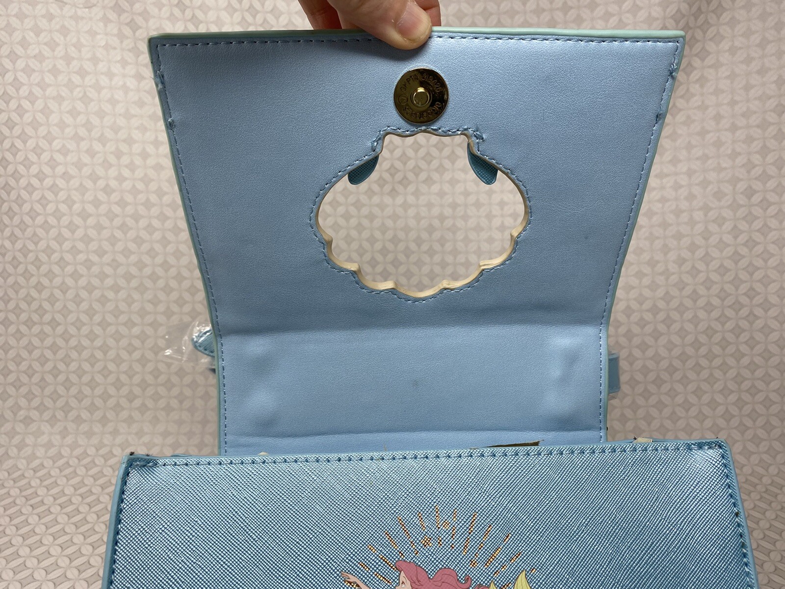 Danielle Nicole Disney The Little Mermaid Ship in a Bottle Crossbody ...