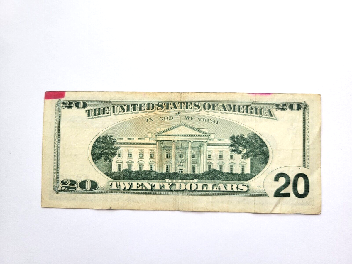 Twenty Dollar Bill Back
