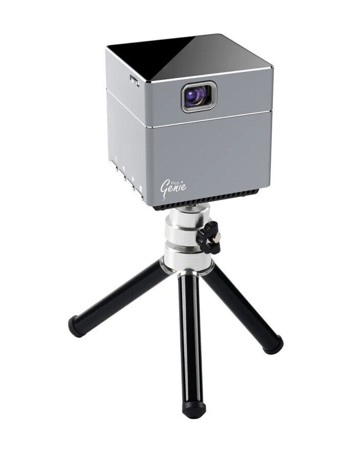 Pico Genie Impact 2.0 Ultra Portable 1200 Lumens Smart Projector for ...