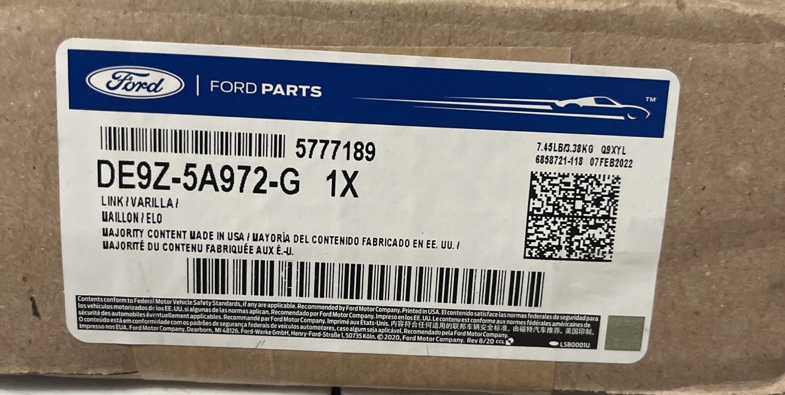 Genuine Ford/Motorcraft Link DE9Z-5A972-G | eBay