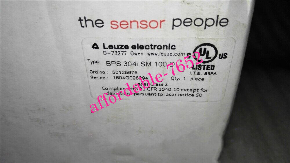 BPS 304i SM 100 D LEUZE Barcode Positioning System Shipping DHL/FedEX ...