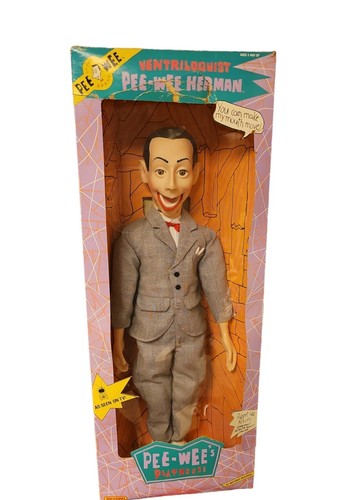 PEE WEE HERMAN VENTRILOQUIST DOLL. 26" TALL, RARE MINT IN BOX 1989 | eBay