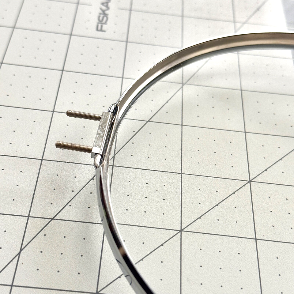 Clock Bezel And Convex Glass Silver Tone | eBay