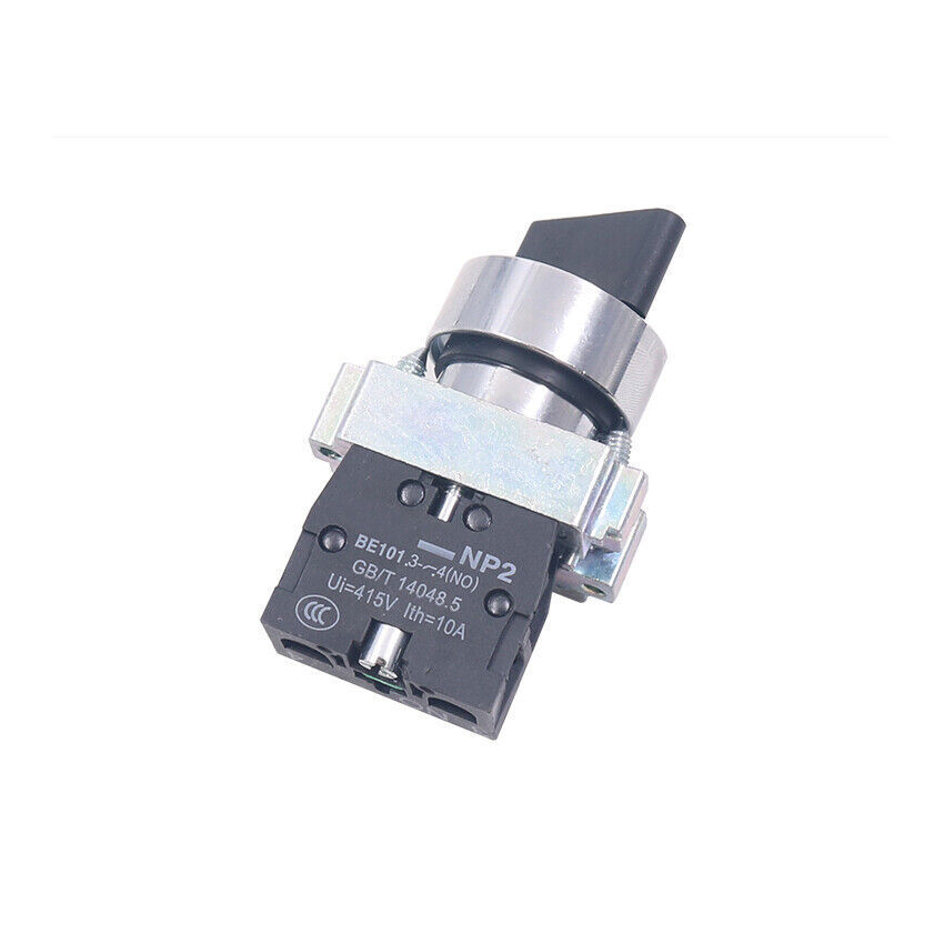 1PCS 220V/AC 10A Latching On/Off Rotary Switch 2 Positions 1NO Panel ...