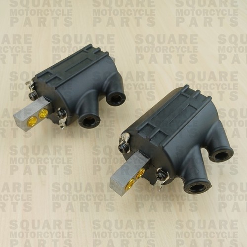 Dyna Style Ignition Coil x2 - 3 ohms Dual 2 Output - 90mm or 100mm ...