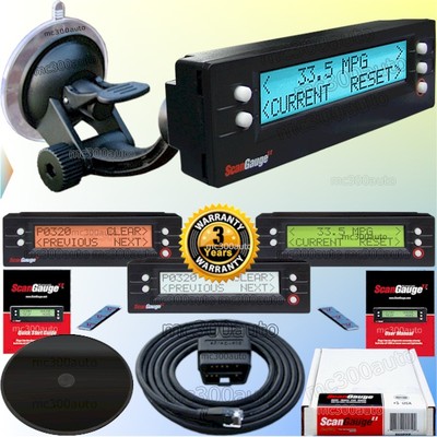 NEW SCAN GAGE II SCANGAUGE GAUGE OBD2 GUAGE SCANGUAGE 2 VEHICLE ...
