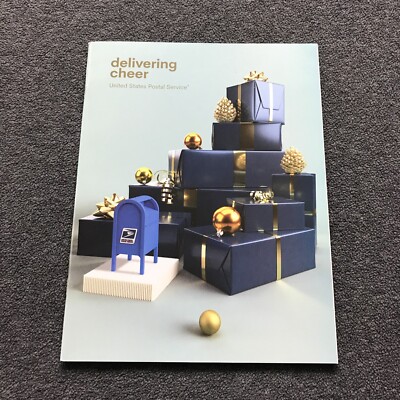USPS PHILATELIC XMAS CATALOG "Delivering Cheer," Color, 48 Pages, 2023 ...