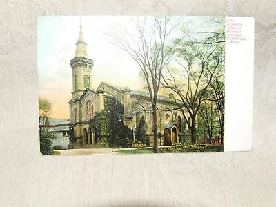 c1901-07 Souvenir POSTCARD Appleton Chapel Harvard College 1634 ...