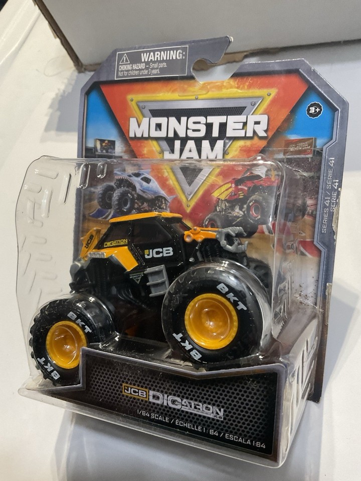 Monster Jam JCB DIGATRON Trucks On Duty Series 41 1:64 Spin Master 2025 ...