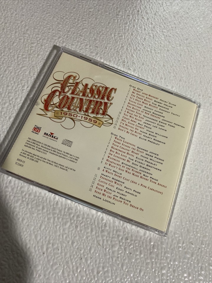 Time Life --Classic Country: 1950-1959 [Var] -- 2 CDs w/30 Trks | eBay