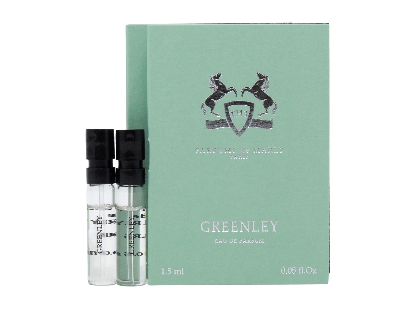 PDM PARFUMS DE MARLY GREENLEY EDP 1.5ml .05fl oz x 2 COLOGNE PERFUME ...
