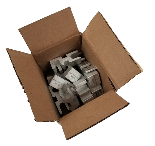 10 BURNDY ASA800U Hystack Terminal Stacking Adapter Al/Cu 2-Slot 800 ...