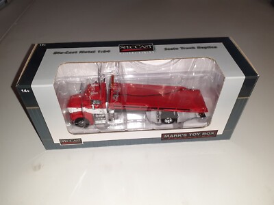 NIB 1/64 Custom Red Pete 385 Rollback Tow Truck SpecCast | eBay