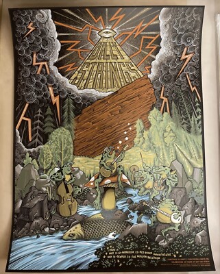 BILLY STRINGS CONCERT POSTER RED ROCKS 2023 CONSCIOUS ALLIANCE Signed ...
