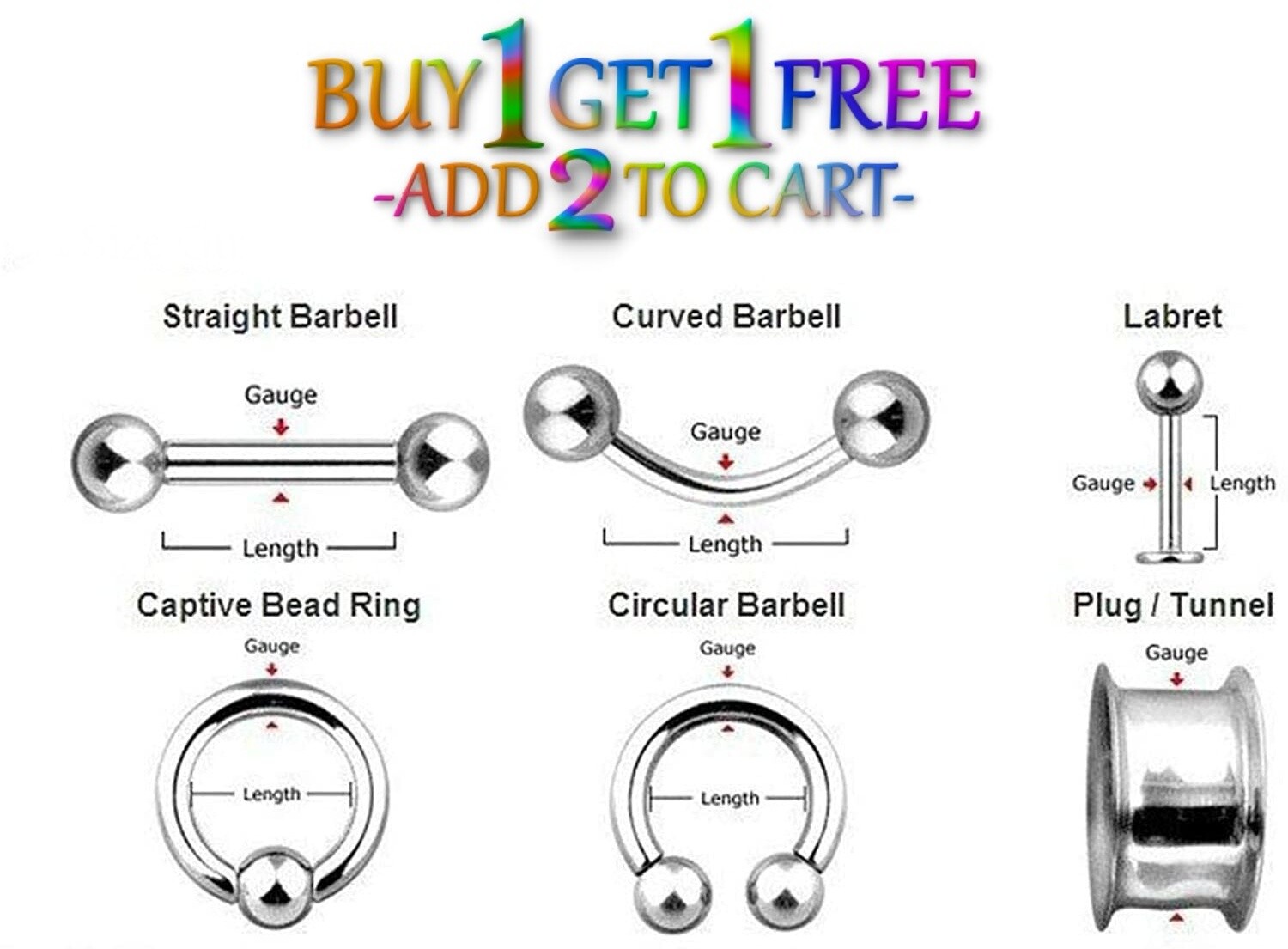 Pair 8g-50mm STAINLESS STEEL DOUBLE FLARE TUNNELS Gauges Solid Body ...