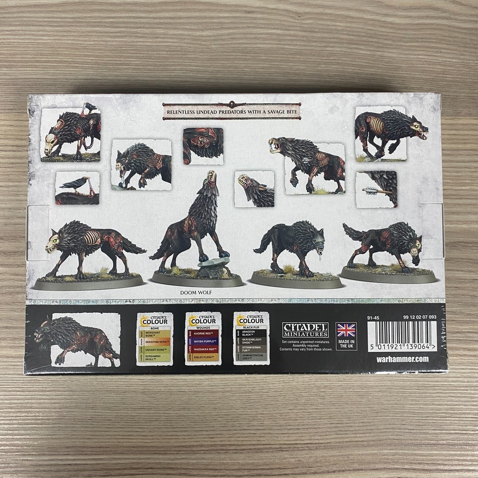 DIRE WOLVES WOLF WARHAMMER AGE OF SIGMAR AOS SOULBLIGHT GRAVELORDS ...