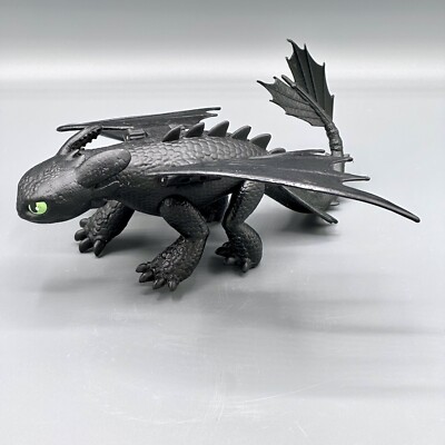 Dreamworks How To Train Your Dragon Toothless Nightfury Dragon Figure 8 ...
