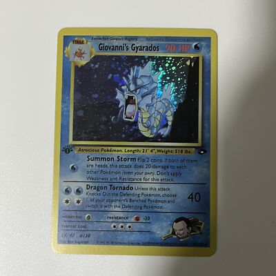 CUSTOM|Giovanni's Gyarados|Foil|English|DIY DisplayONLY NEO | eBay
