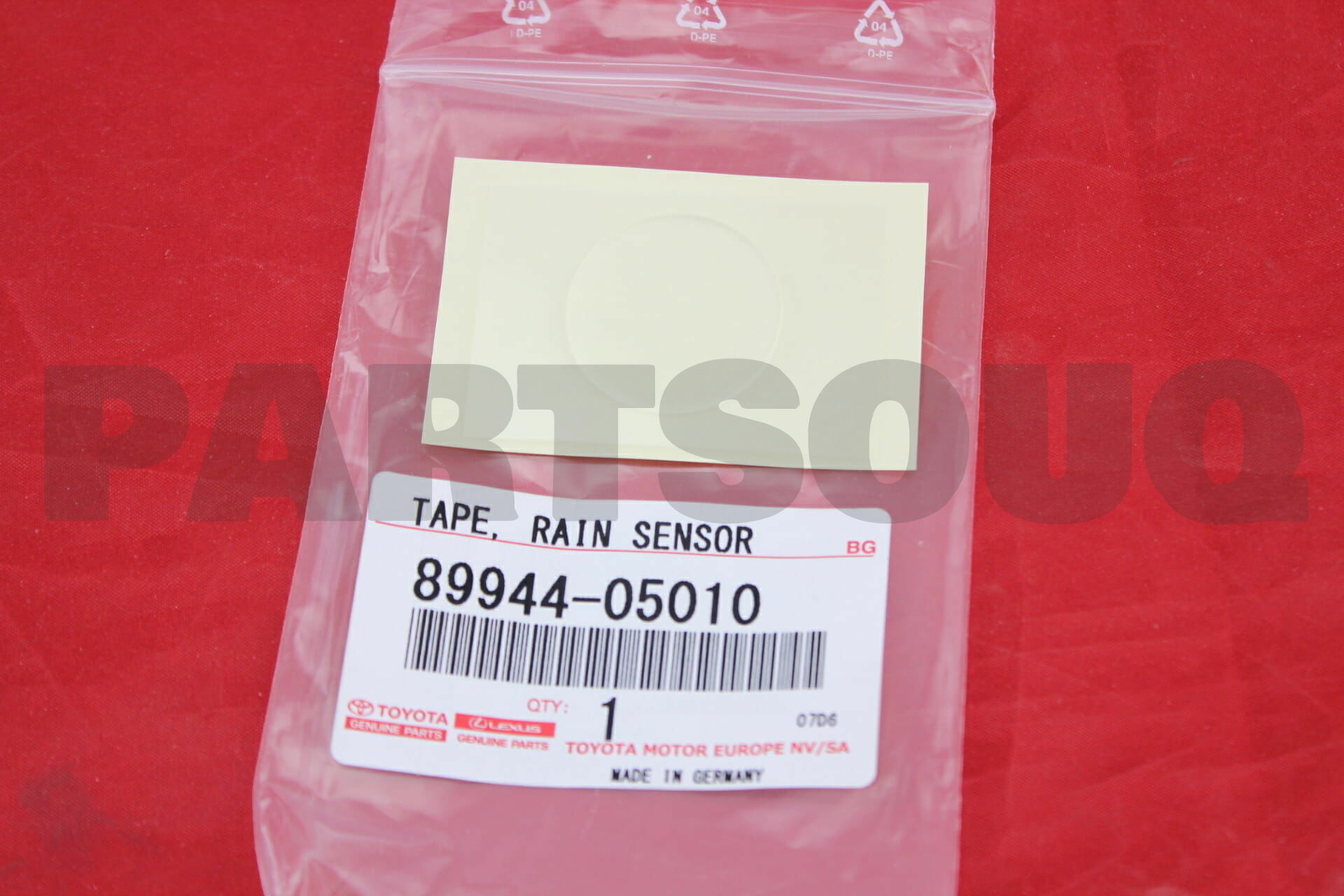 8994405010 Genuine Toyota TAPE, RAIN SENSOR 89944-05010 | eBay