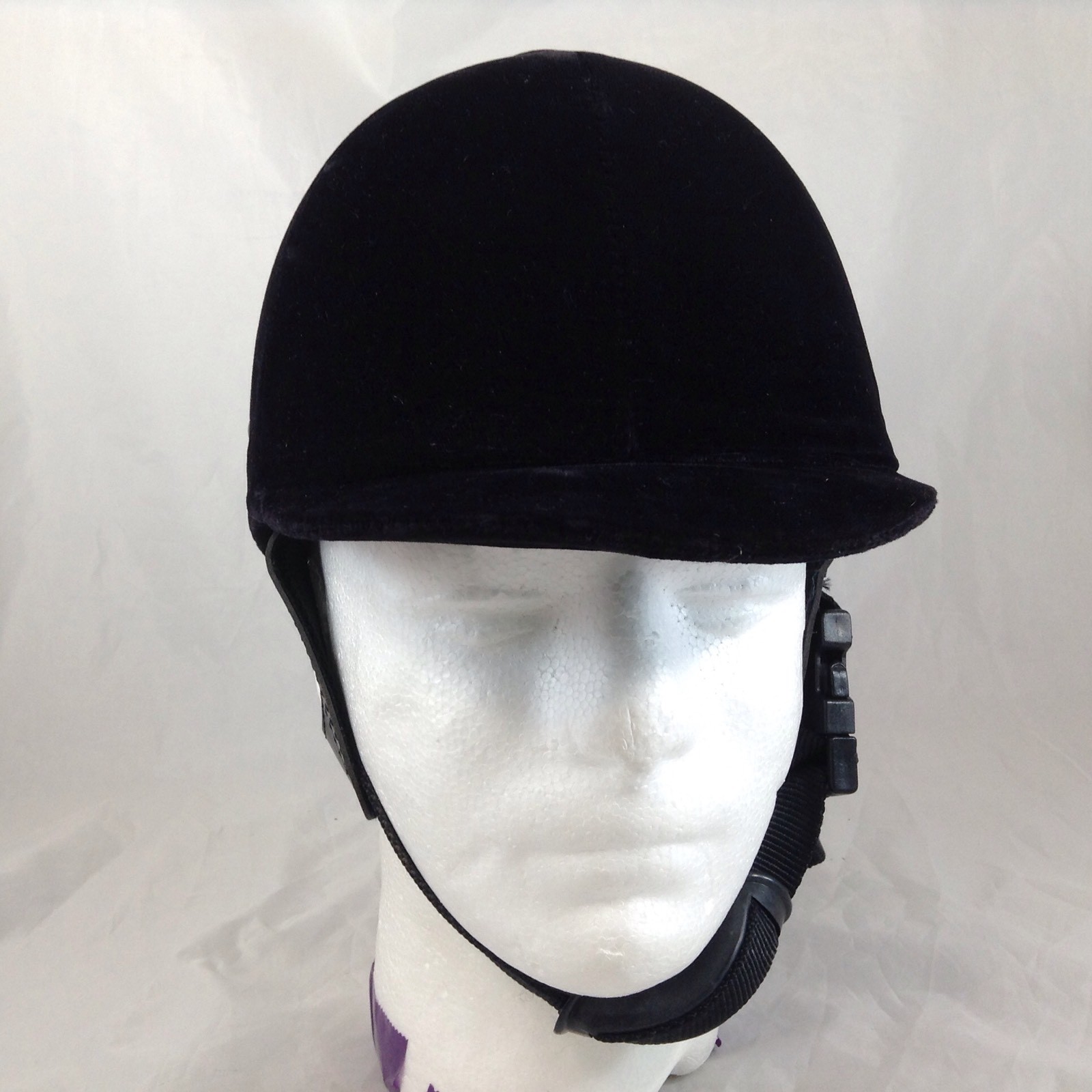 Horse Riding Cap Essex Deluxe Black Velvet "For Dress Only" 6 7/8 56 | eBay