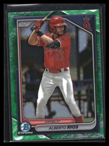 2024 Bowman Lunar Glow Refractor #BCP-98 Alberto Rios - Los Angeles ...