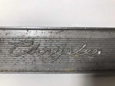 Vintage Chrysler Emblem Name Plate Badge Script Metal | eBay