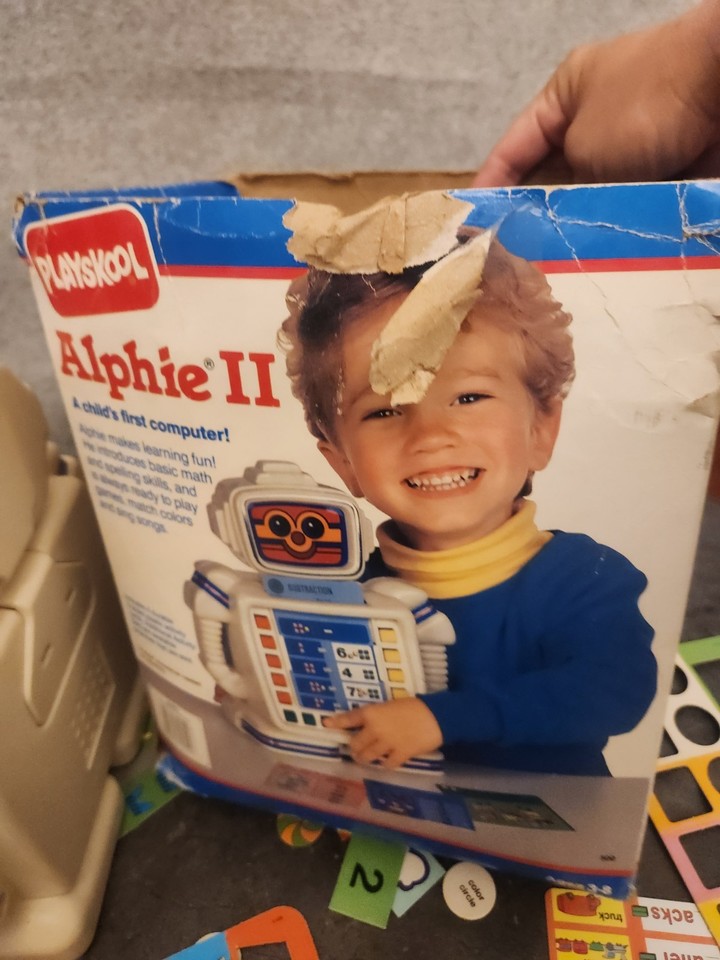 Playskool Alphie II Talking Robot with Reading Math Season Activity Set ...