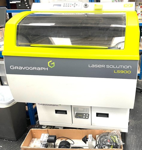 Gravotech laser engraving machine LS900 c/w exhaust extracter | eBay UK