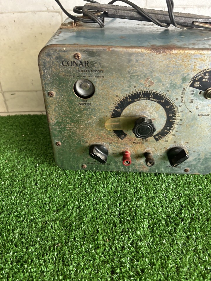 RARE Vintage Conar Instruments Resister/Capacitor Tester Model 311 ...
