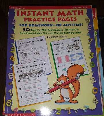 Instant Math Practice Pages - Grades 2-3 - Many Books Available | eBay