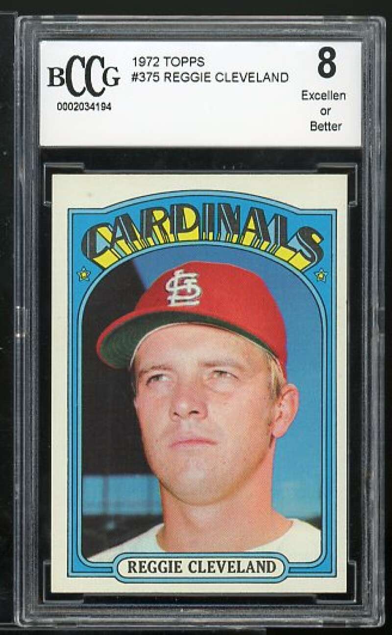 Reggie Cleveland Card 1972 Topps #375 BGS BCCG 8 | eBay